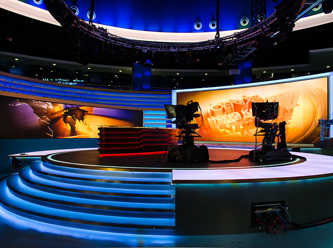 Television Studio - Outdoor rental LED screen supplier